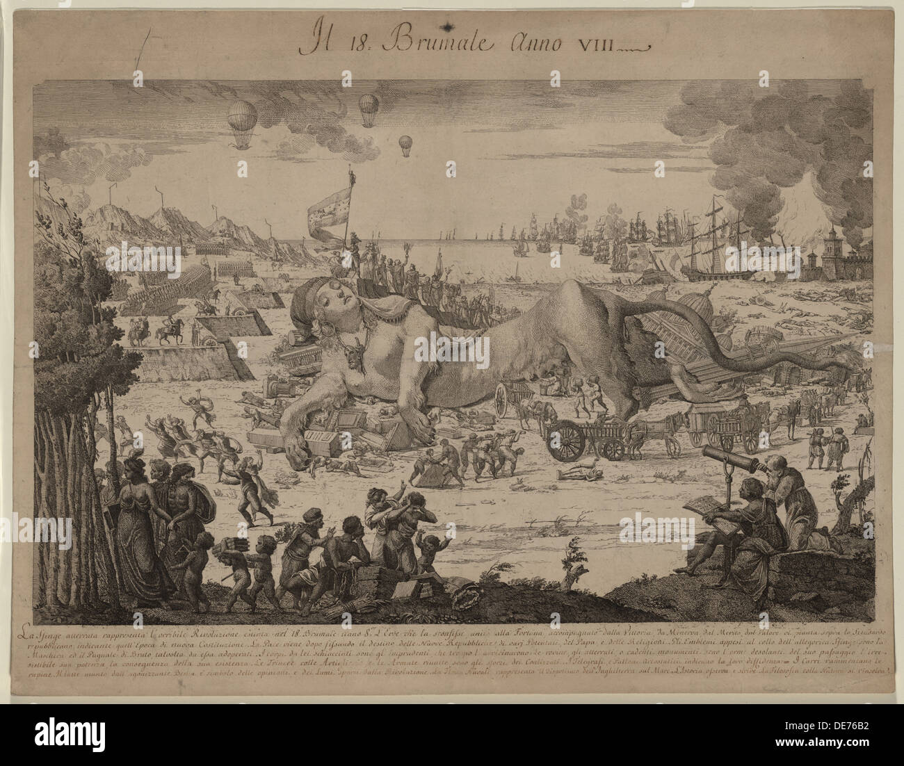 18 Brumaire in the year VIII (9 November 1799), 1799. Artist: Anonymous ...
