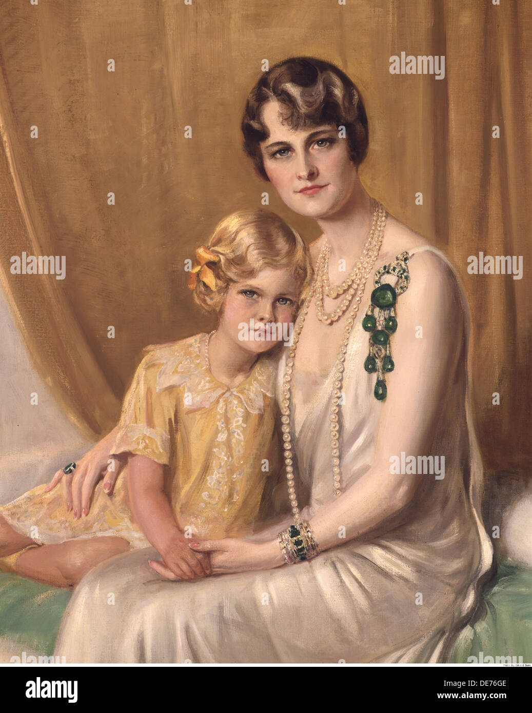 Portrait of Marjorie Merriweather Post and Her Daughter, 1829. Artist ...
