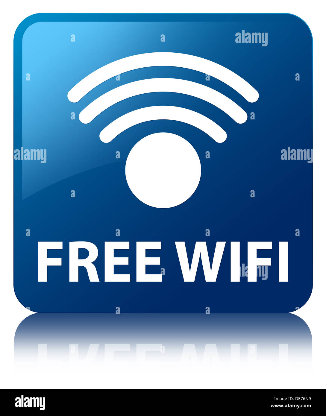 Wifi free icon shiny hi-res stock photography and images - Alamy