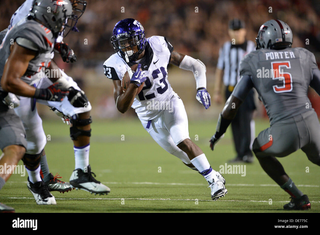 Texas christian horned frogs football hi-res stock photography and ...