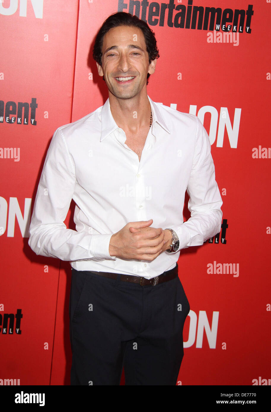 New York, USA. 12th Sep, 2013. Actor ADRIEN BRODY attends the New York ...