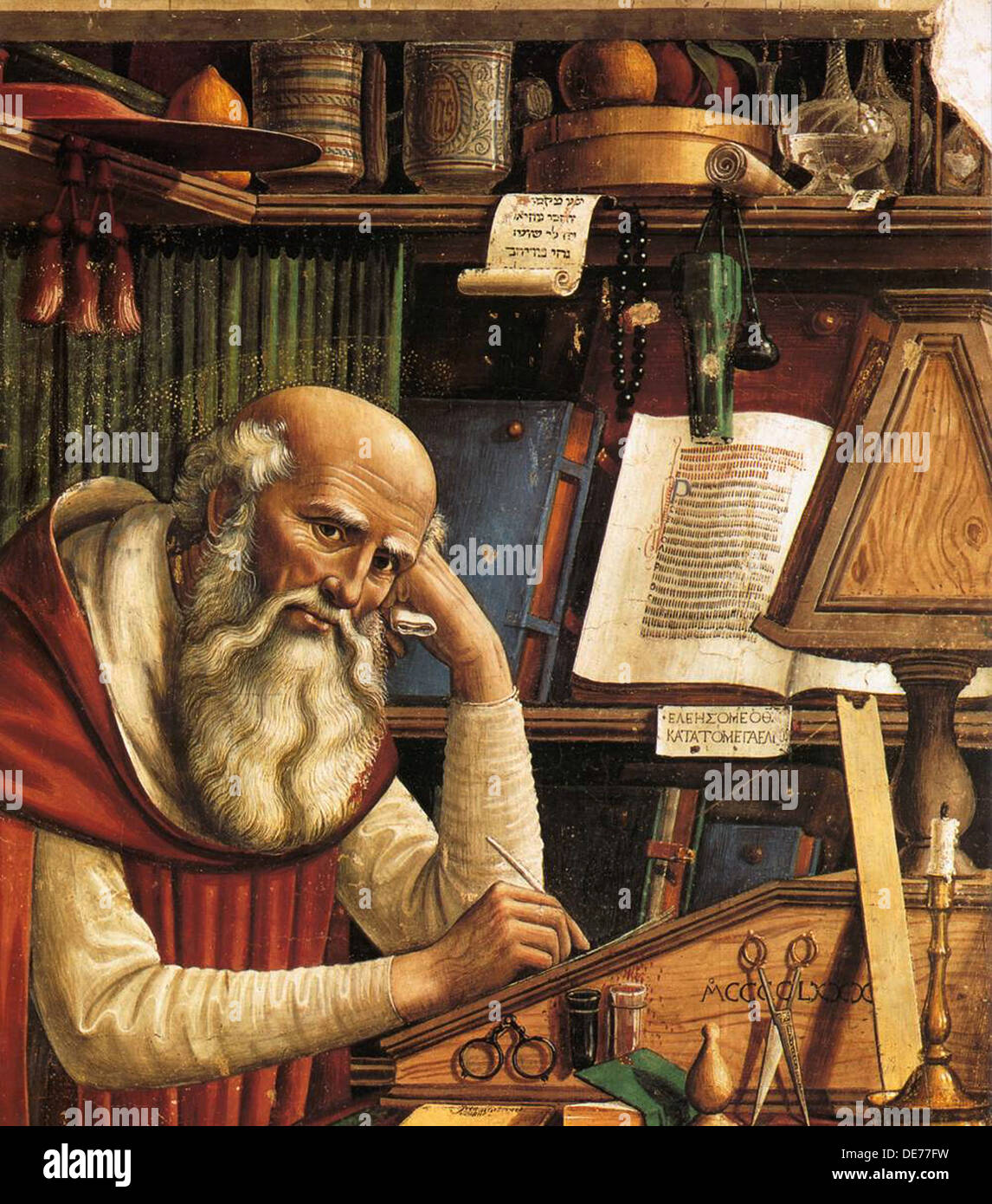 Saint jerome in his study hi-res stock photography and images - Alamy