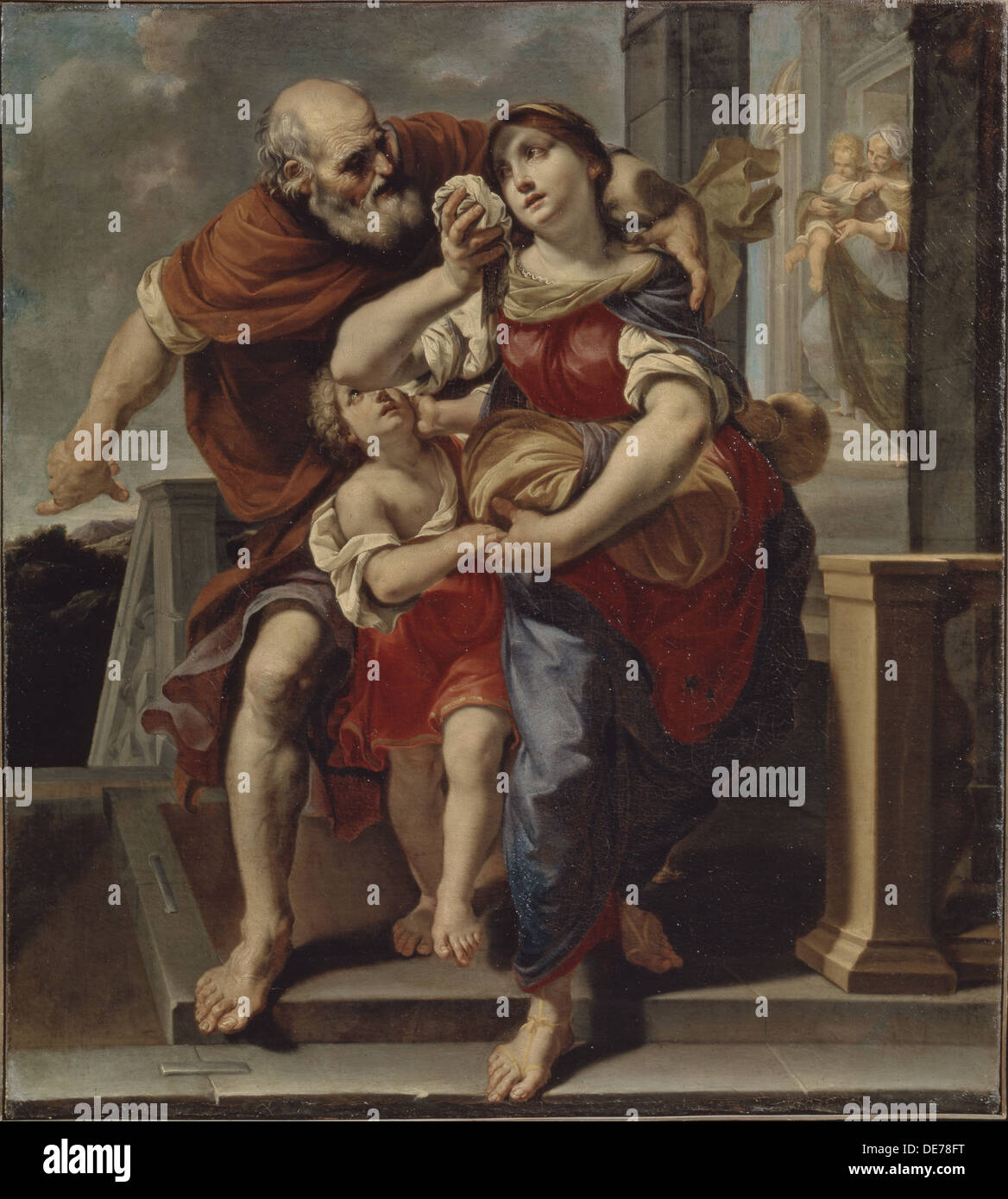 Hagar Leaves the House of Abraham. Artist: Mola, Pier Francesco (1612 ...