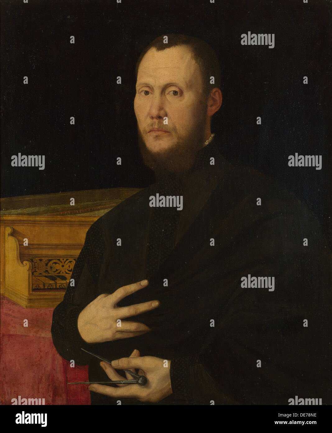 Portrait of a Musician, c. 1565. Artist: Campi, Bernardino (1522-1591 ...