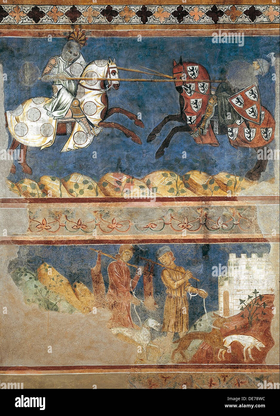Knight joust painting hi-res stock photography and images - Alamy