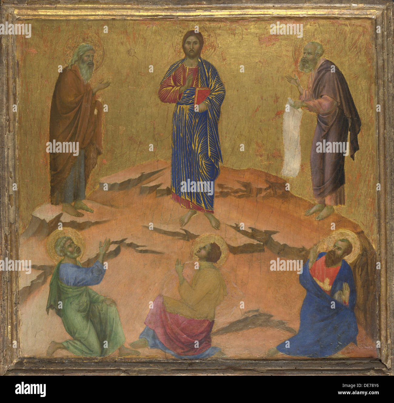 The Transfiguration of Jesus, ca 1308-1311. Artist: Duccio di Buoninsegna (1260-1318 Stock Photo ...