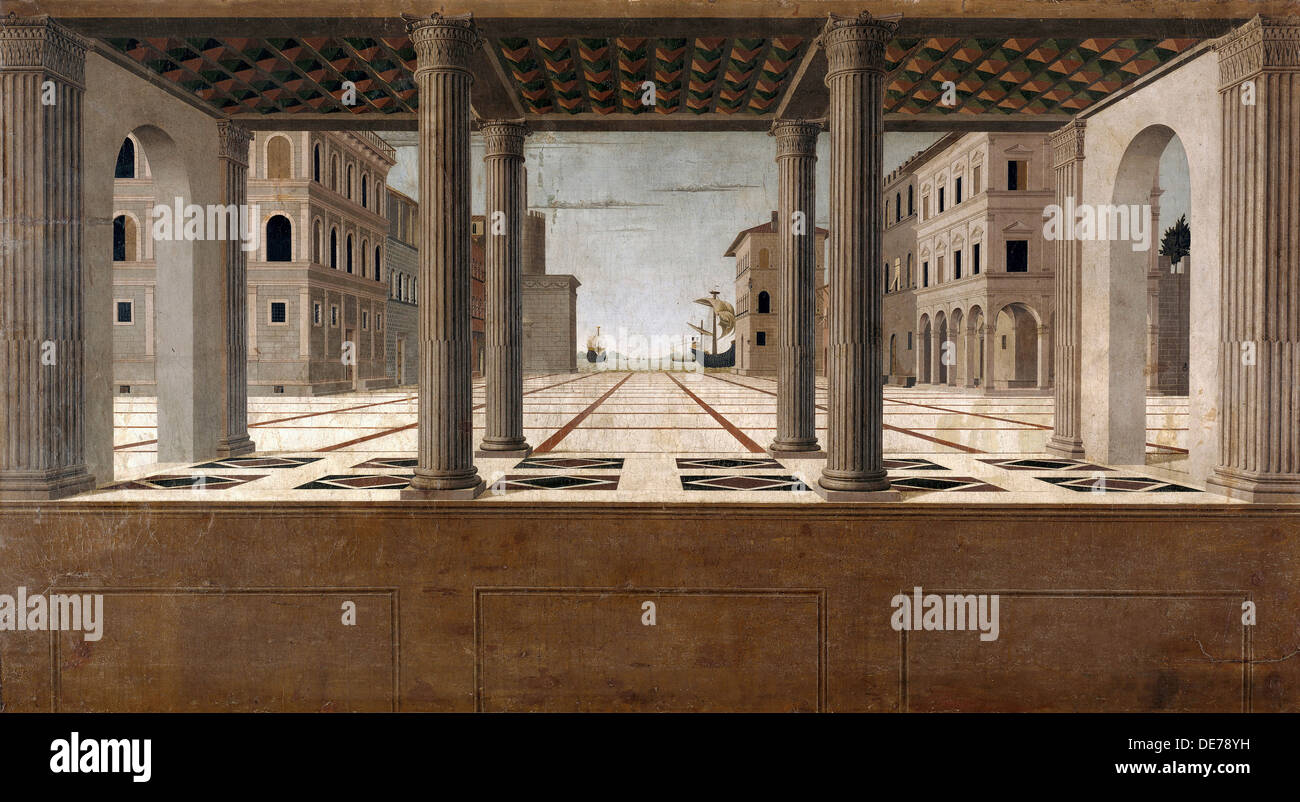 Architectural Veduta, c. 1490. Artist: Giorgio Martini, Francesco di ...