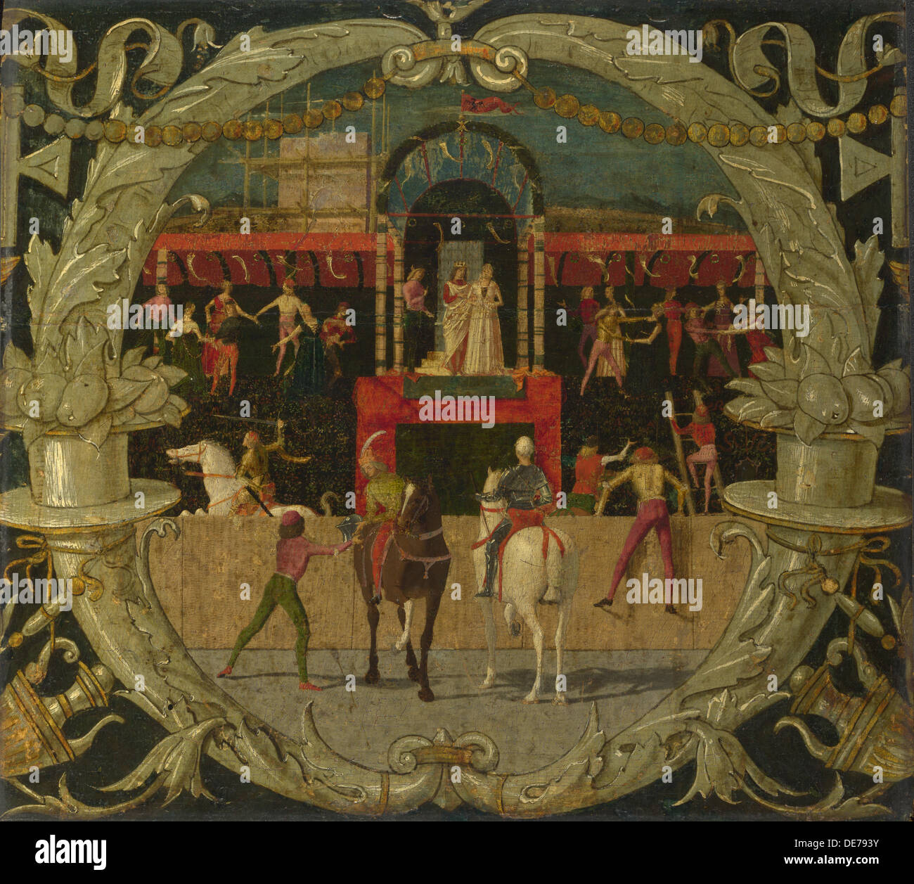 The Rape of the Sabine Women (after the signal), c. 1490. Artist ...