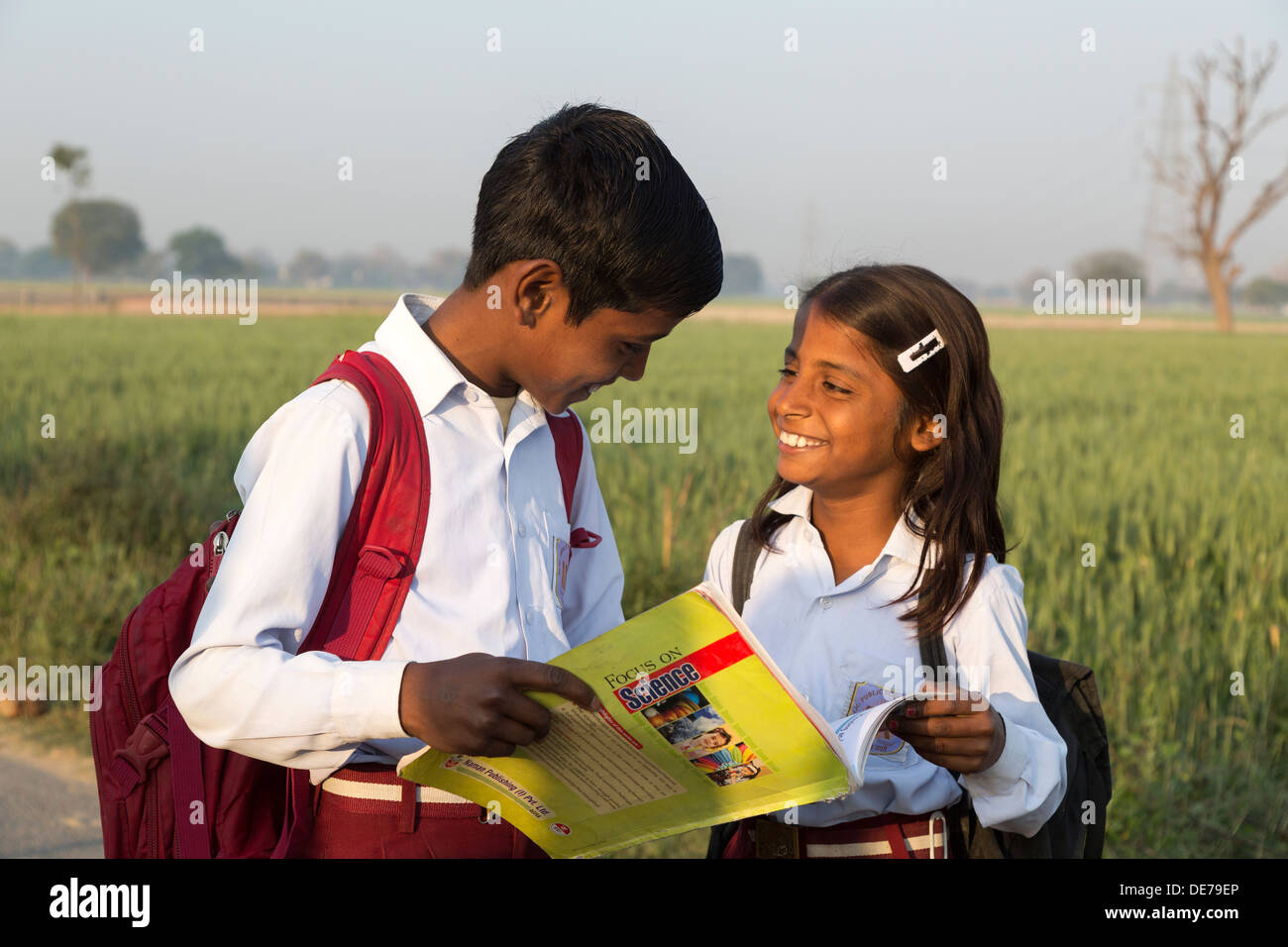 Brother and sister school uniform hi-res stock photography and images ...