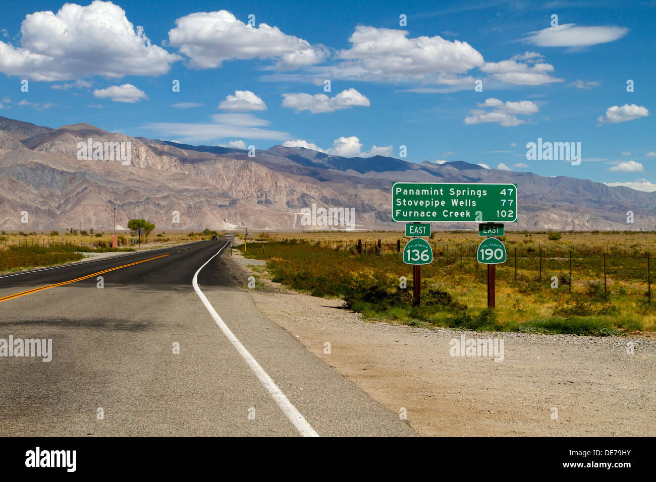 Highway 190, death valley hi-res stock photography and images - Alamy