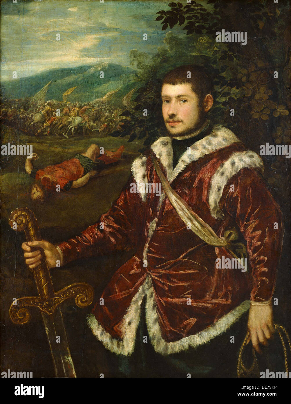 Young david bible painting hi-res stock photography and images - Alamy