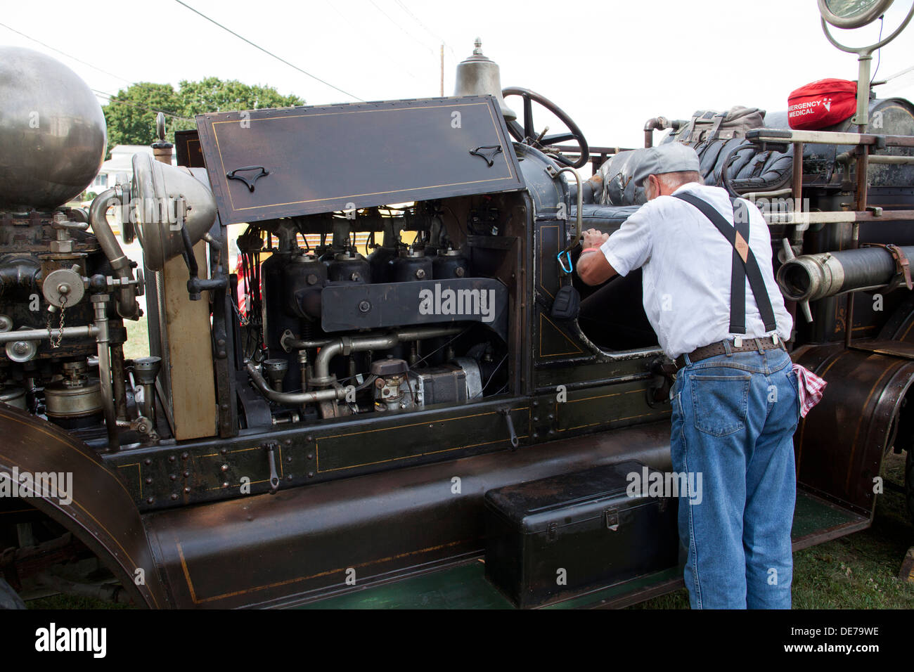 Vintage fire engine hi-res stock photography and images - Alamy