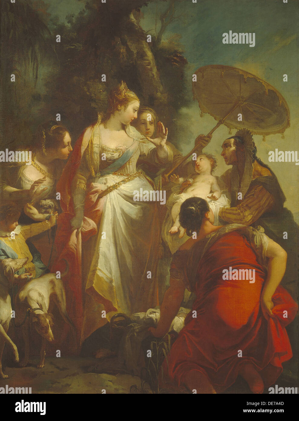 The Finding of Moses, 1730s. Artist: Crosato, Giovanni Battista (c ...