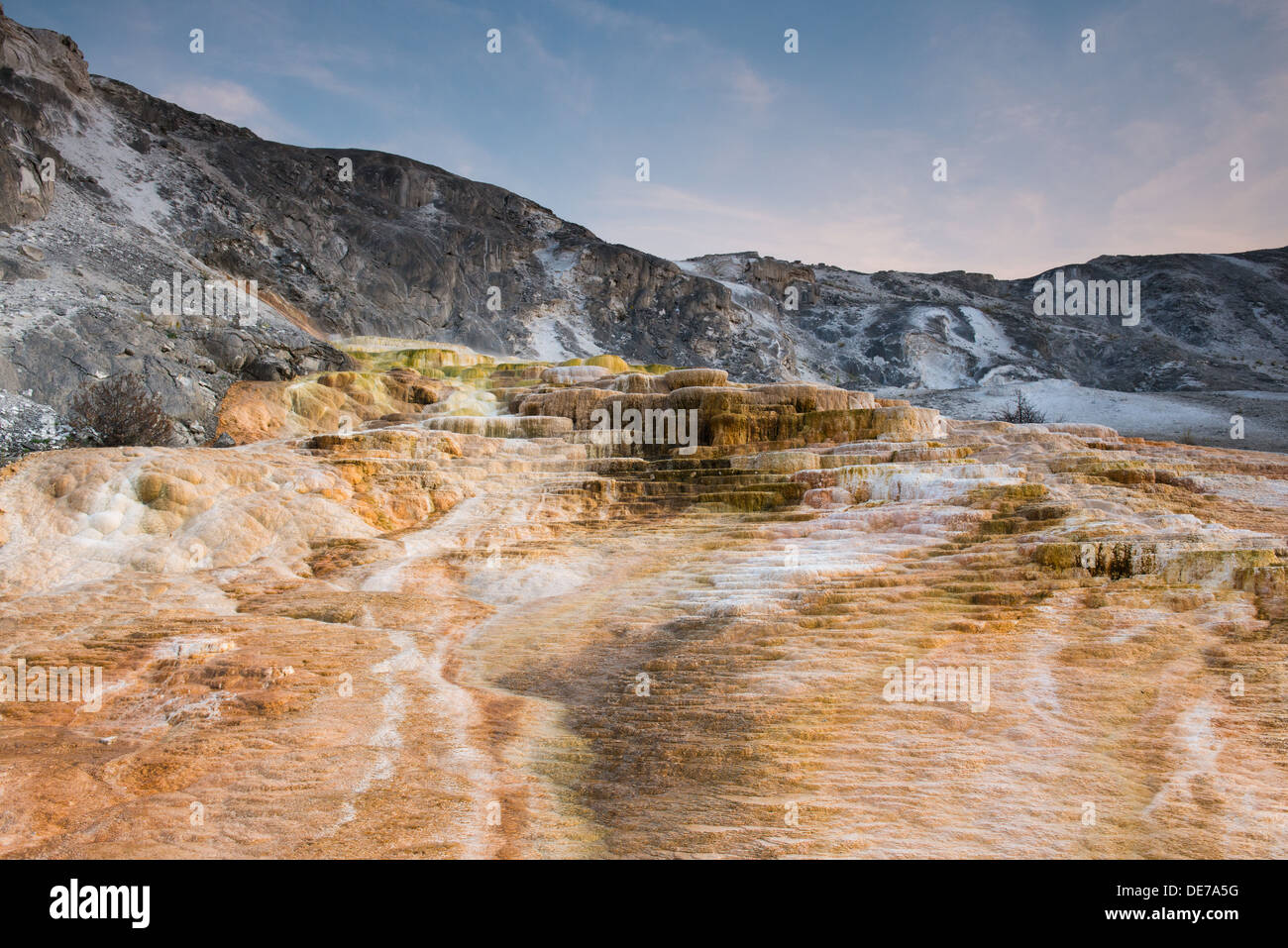 Photograph of Cleopatra Terrace shot with a wide angle lens ...