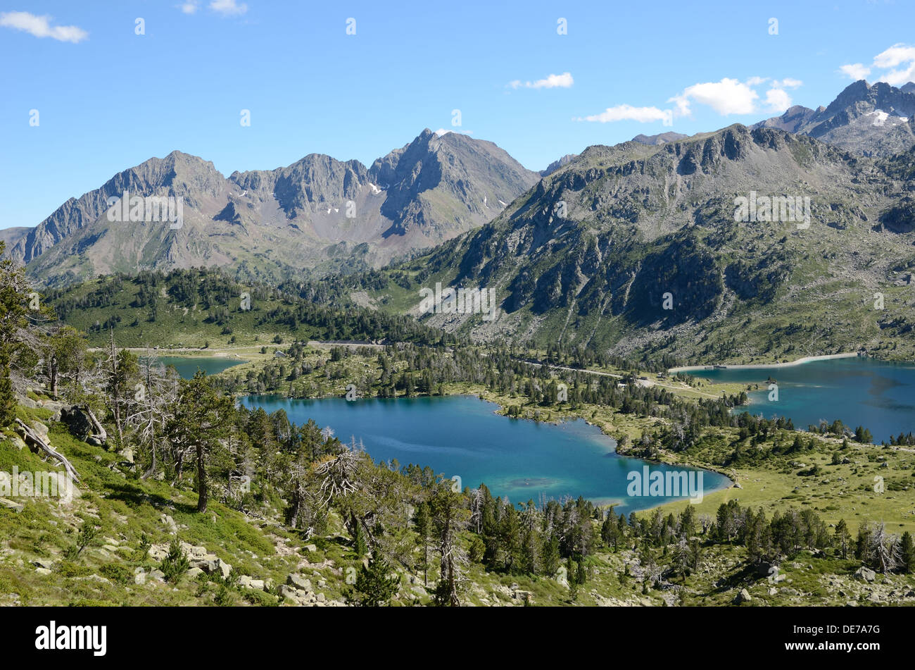 Mountainous lakes in the French Pyrenees Stock Photo - Alamy