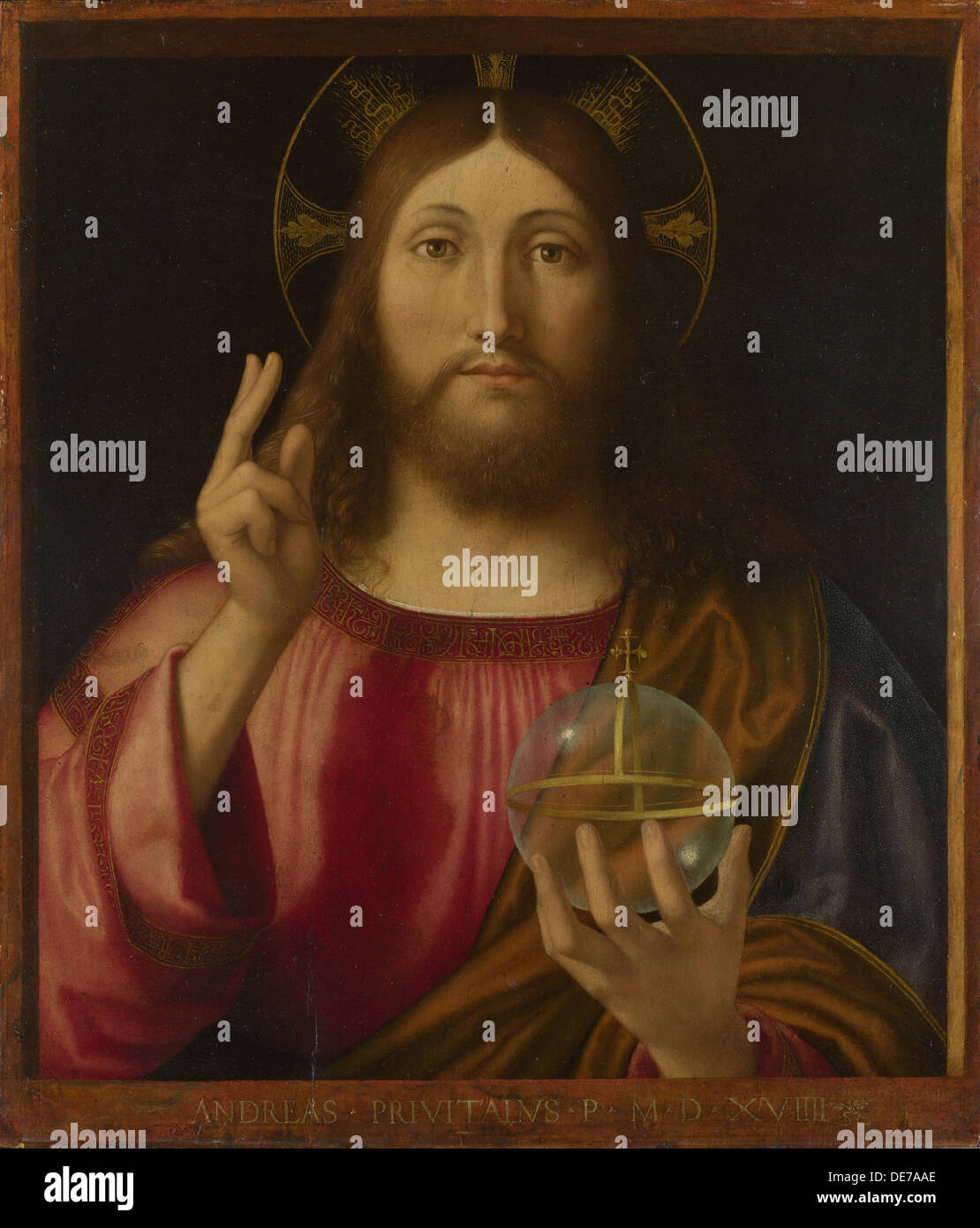 Jesus christ as salvator mundi hi-res stock photography and images - Alamy