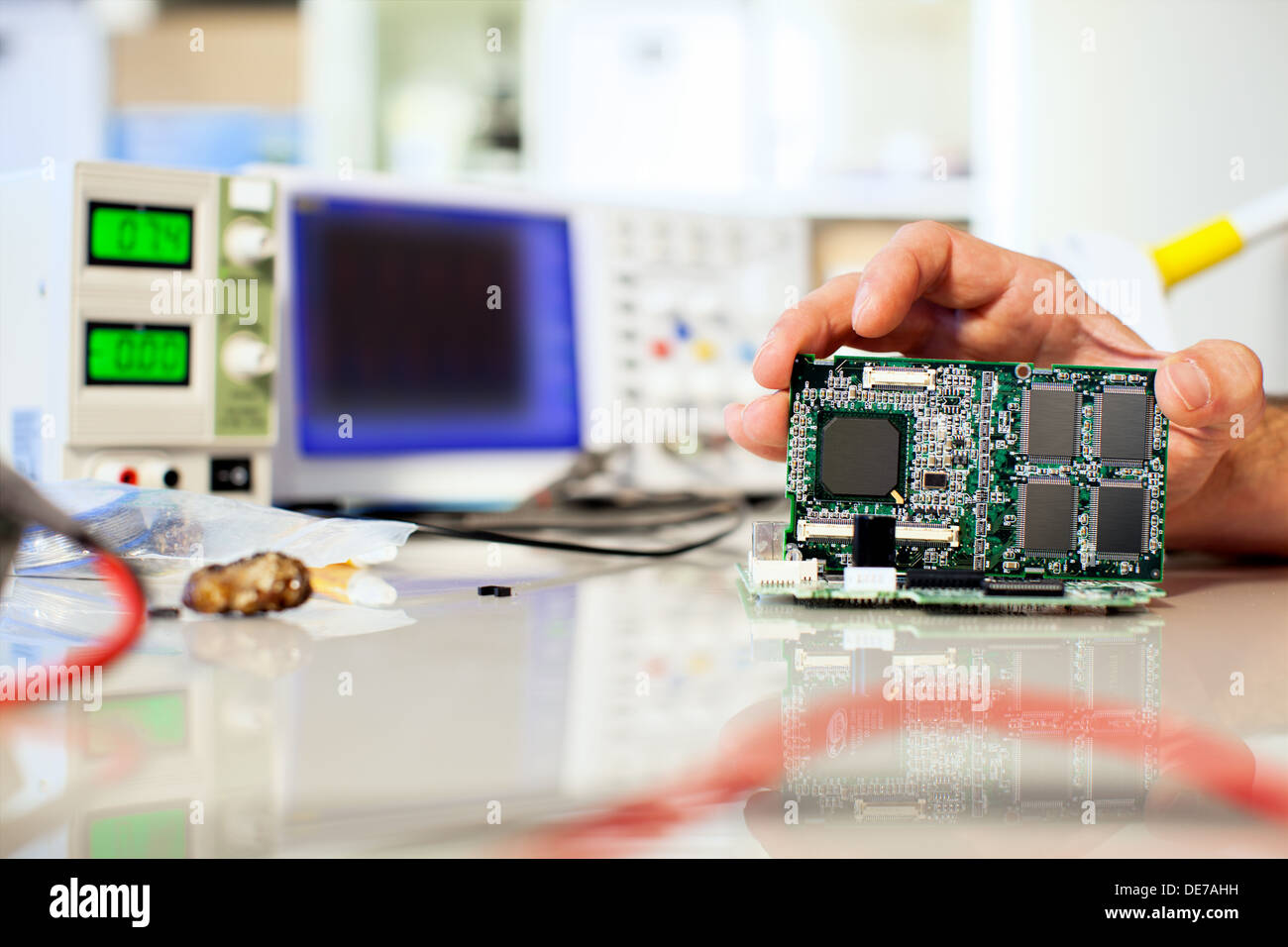 installation of computer module Stock Photo - Alamy