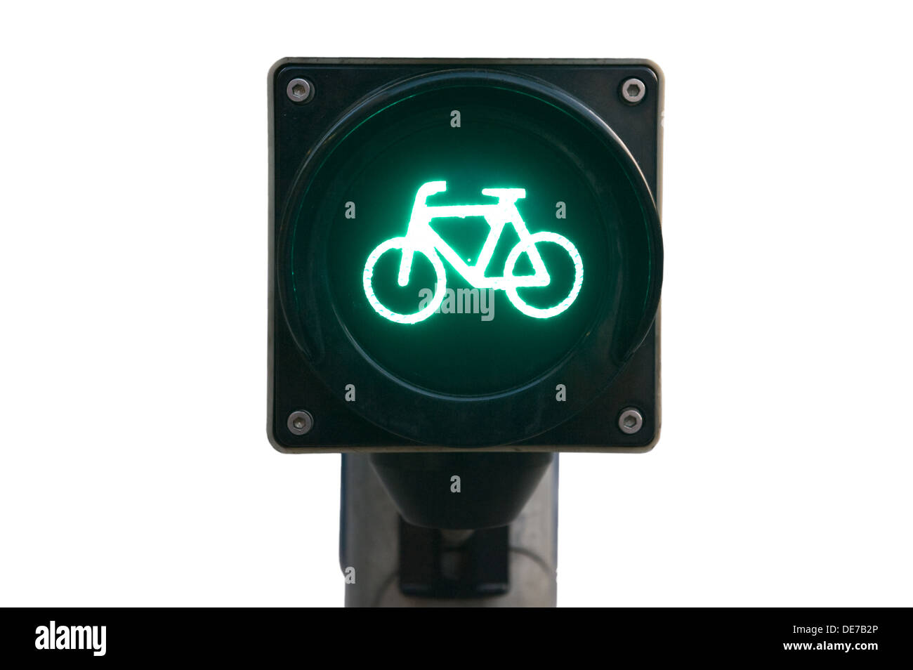 traffic light for bicycles Stock Photo - Alamy