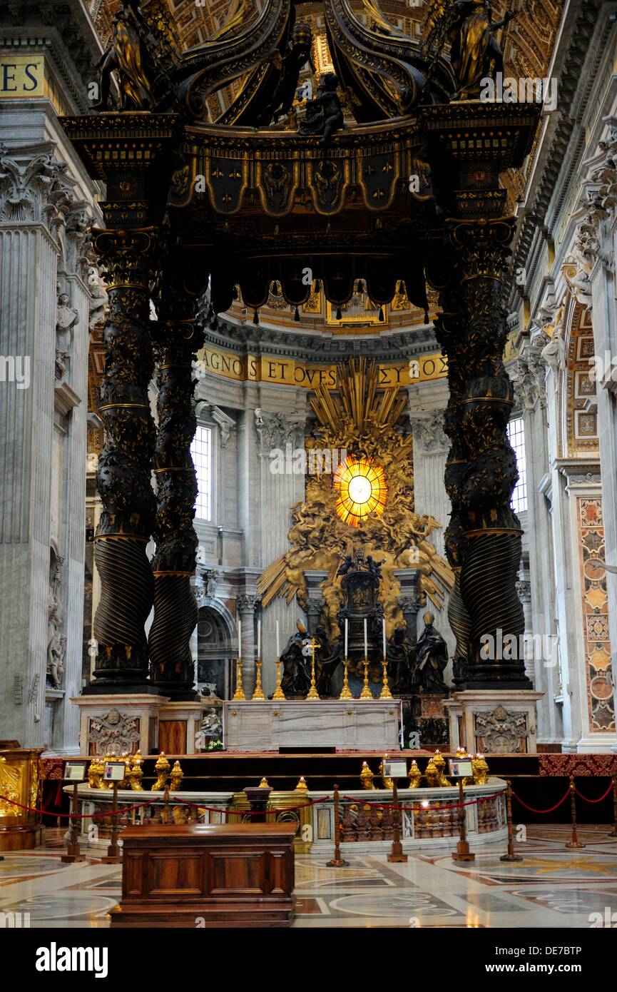 Bernini Baldachin Altar High Resolution Stock Photography and Images ...