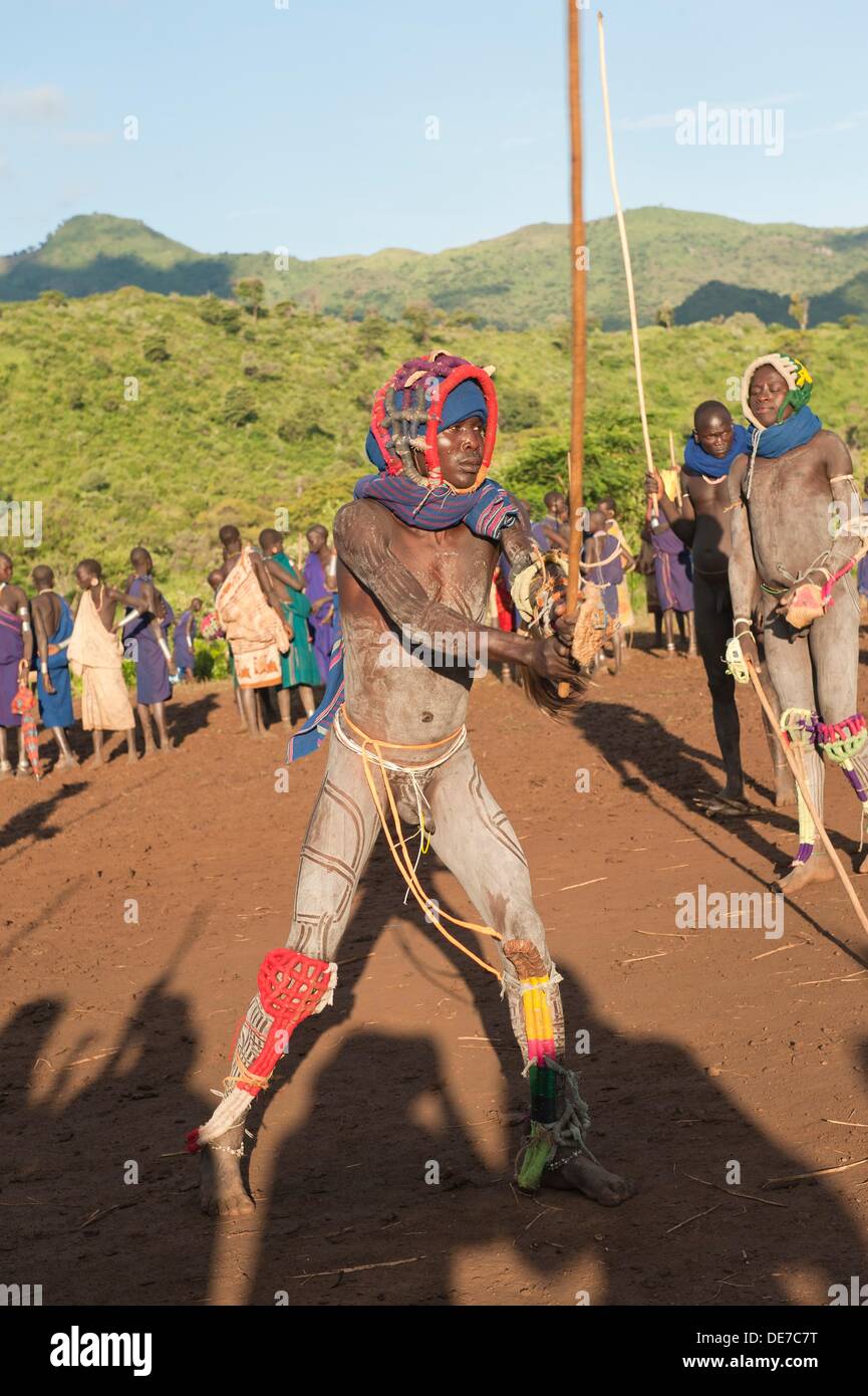 Donga stick fighter hi-res stock photography and images - Alamy