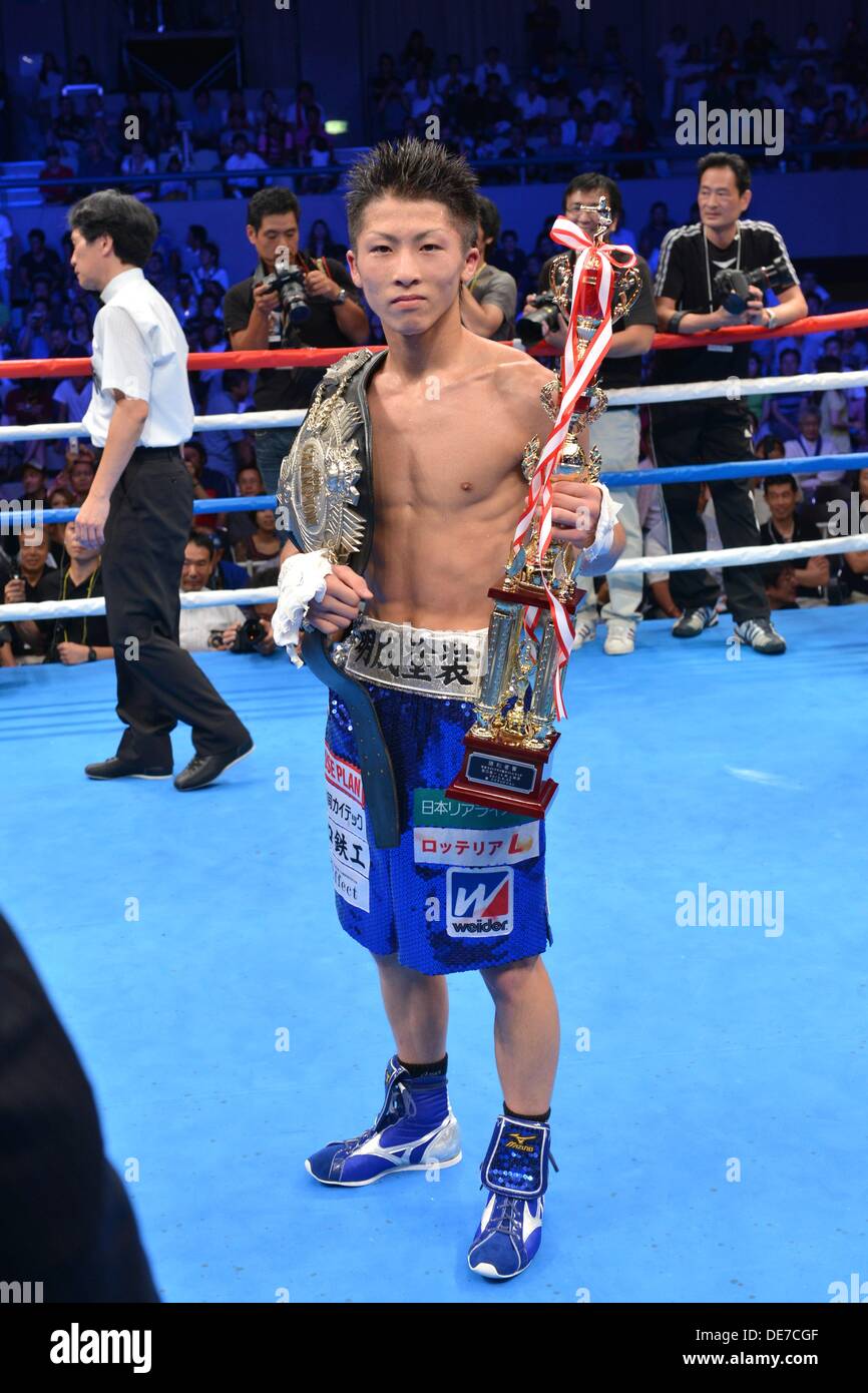 Kanagawa, Japan. 25th Aug, 2013. Naoya Inoue (JPN) Boxing : Naoya Inoue ...
