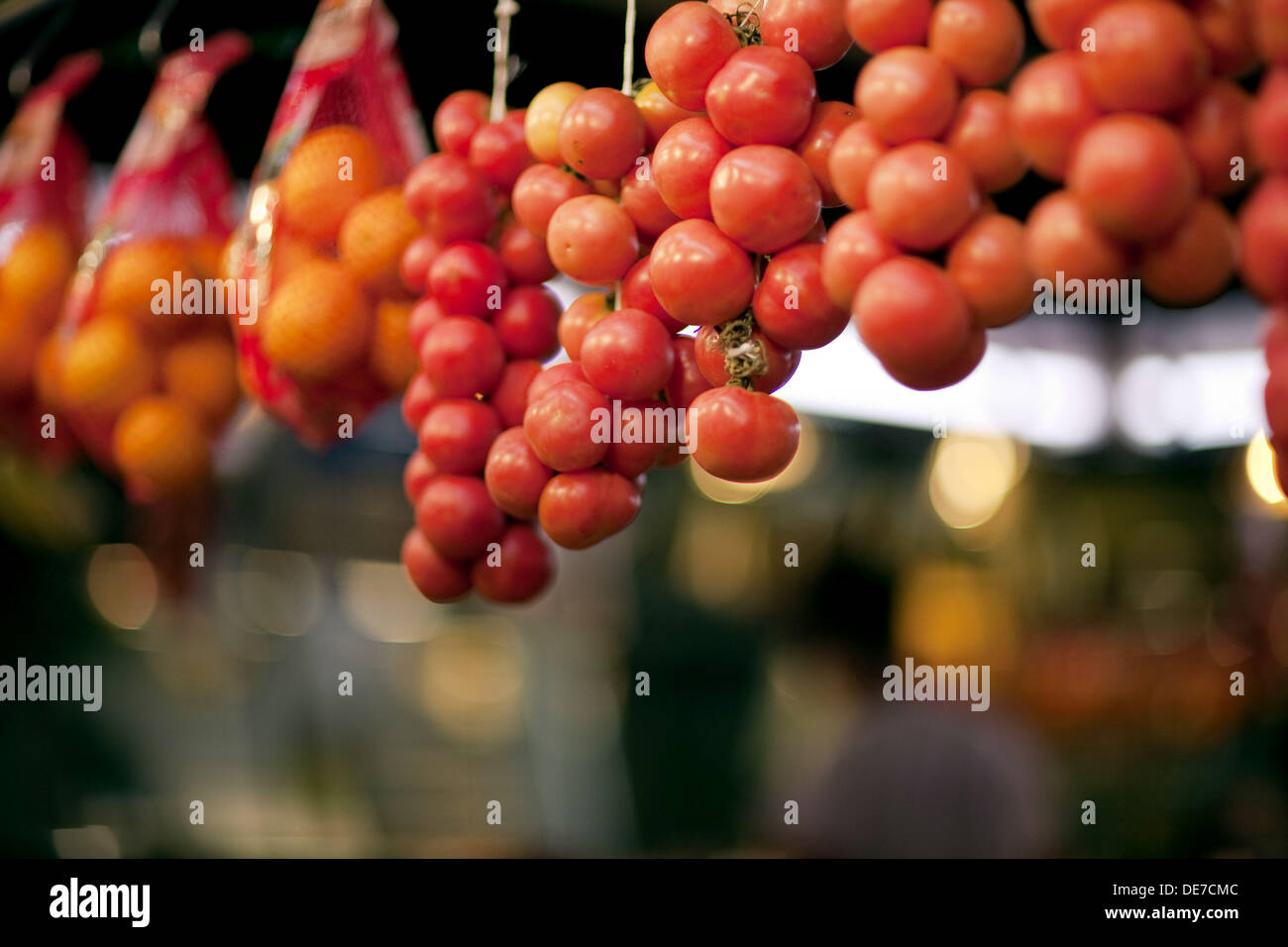Hanging tomatoes spain hi-res stock photography and images - Alamy