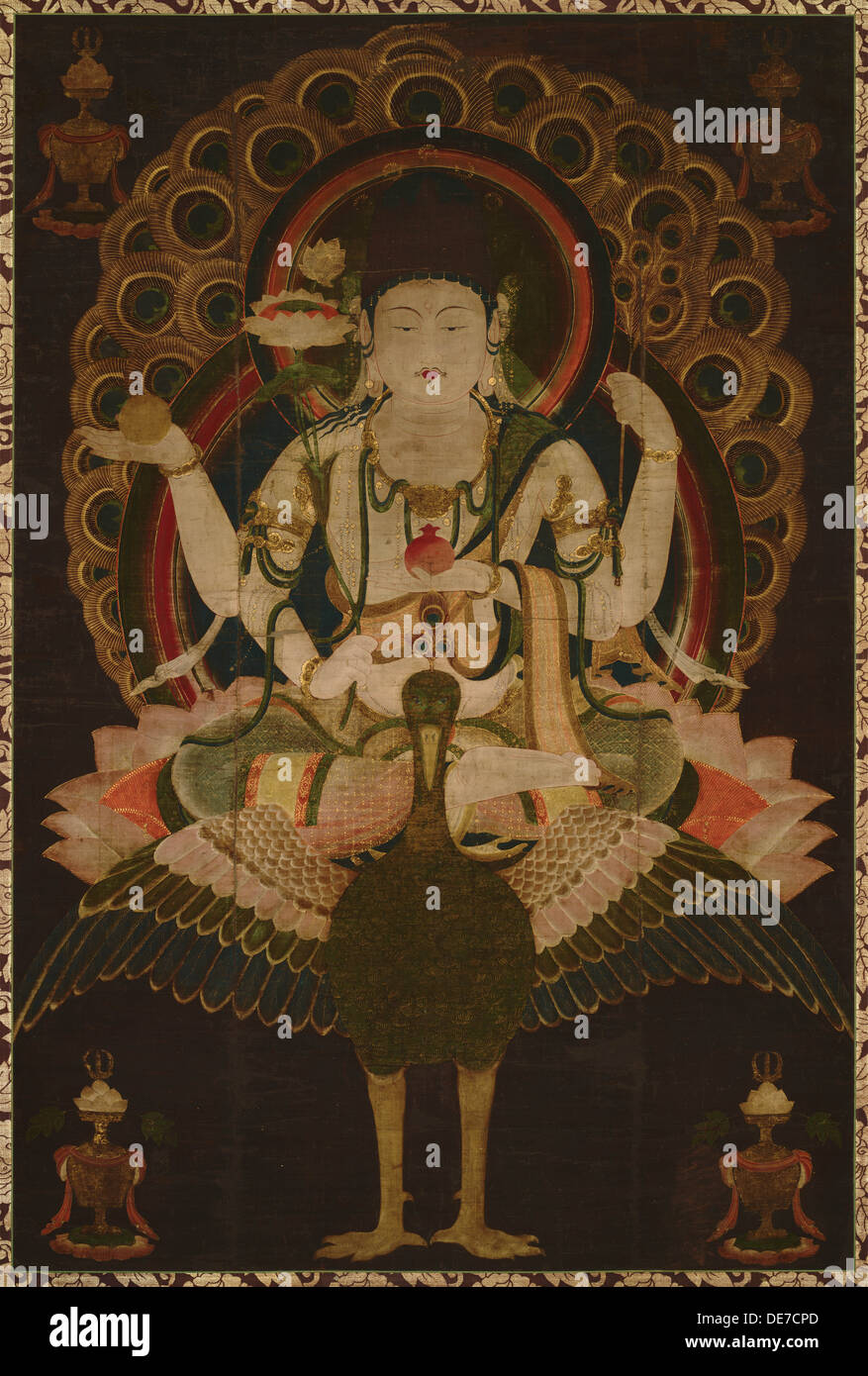 Mahamayuri Scroll, 12th century. Artist: Anonymous Stock Photo - Alamy