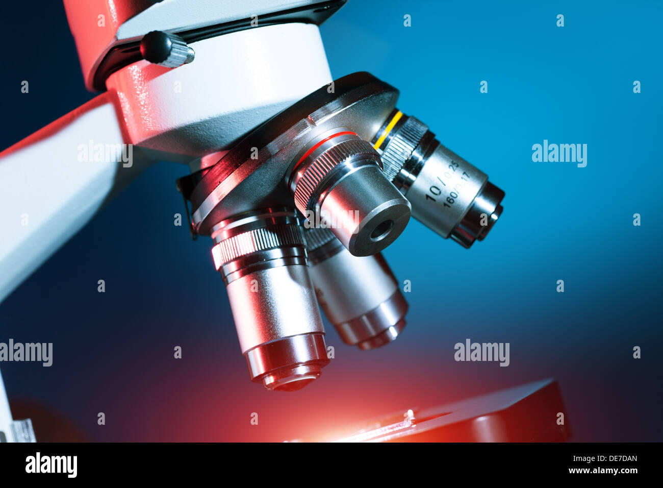 Scientific Biological Microscope Stock Photo - Alamy