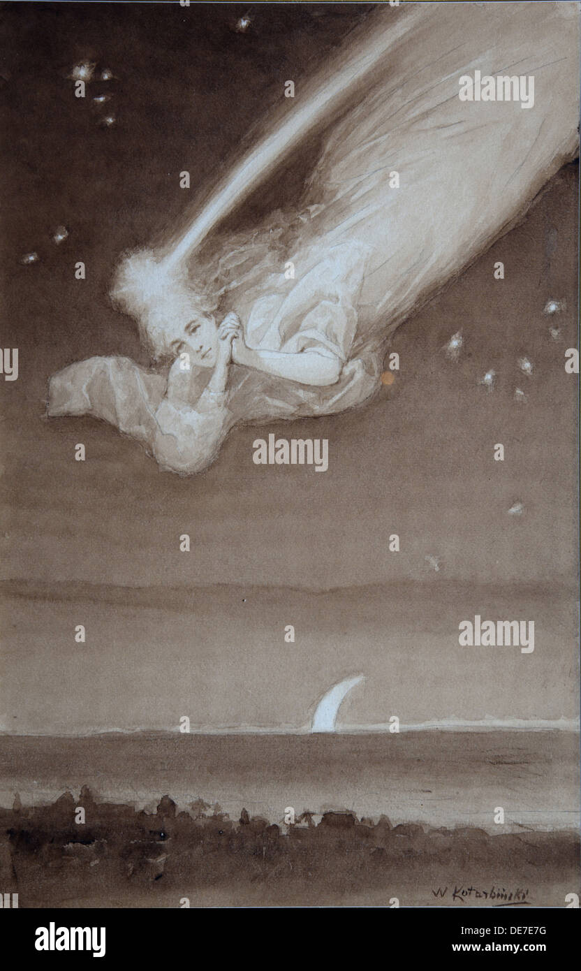 Falling Star, 1910s. Artist: Kotarbinsky, Vasilii (Wilhelm ...