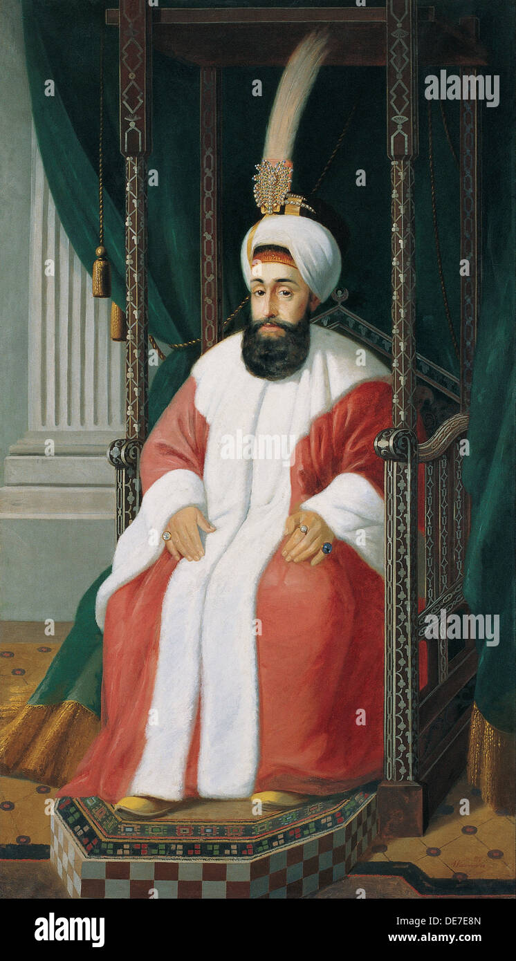 Sultan Selim III, 19th century. Artist: Warnia-Zarzecki, Joseph (19th ...