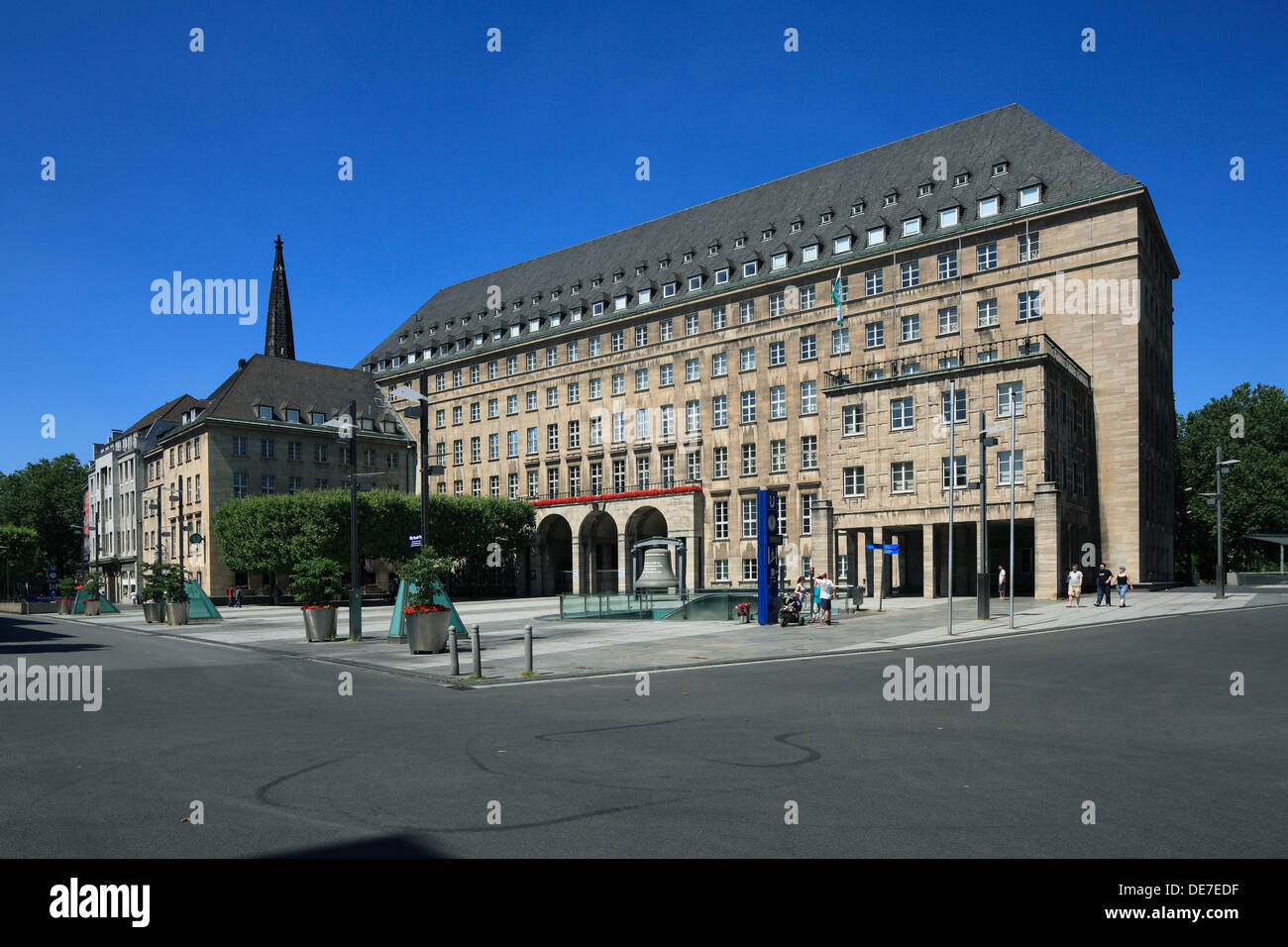 Bochumer Rathaus am Willy-Brandt-Platz, Bochum, Ruhrgebiet, Nordrhein ...