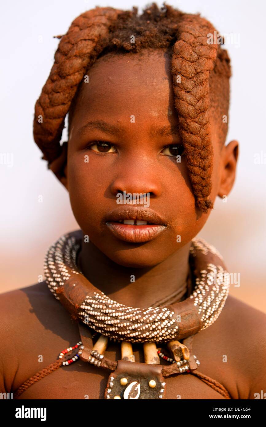 Himba Boy With Necklace Stock Photos & Himba Boy With Necklace Stock ...