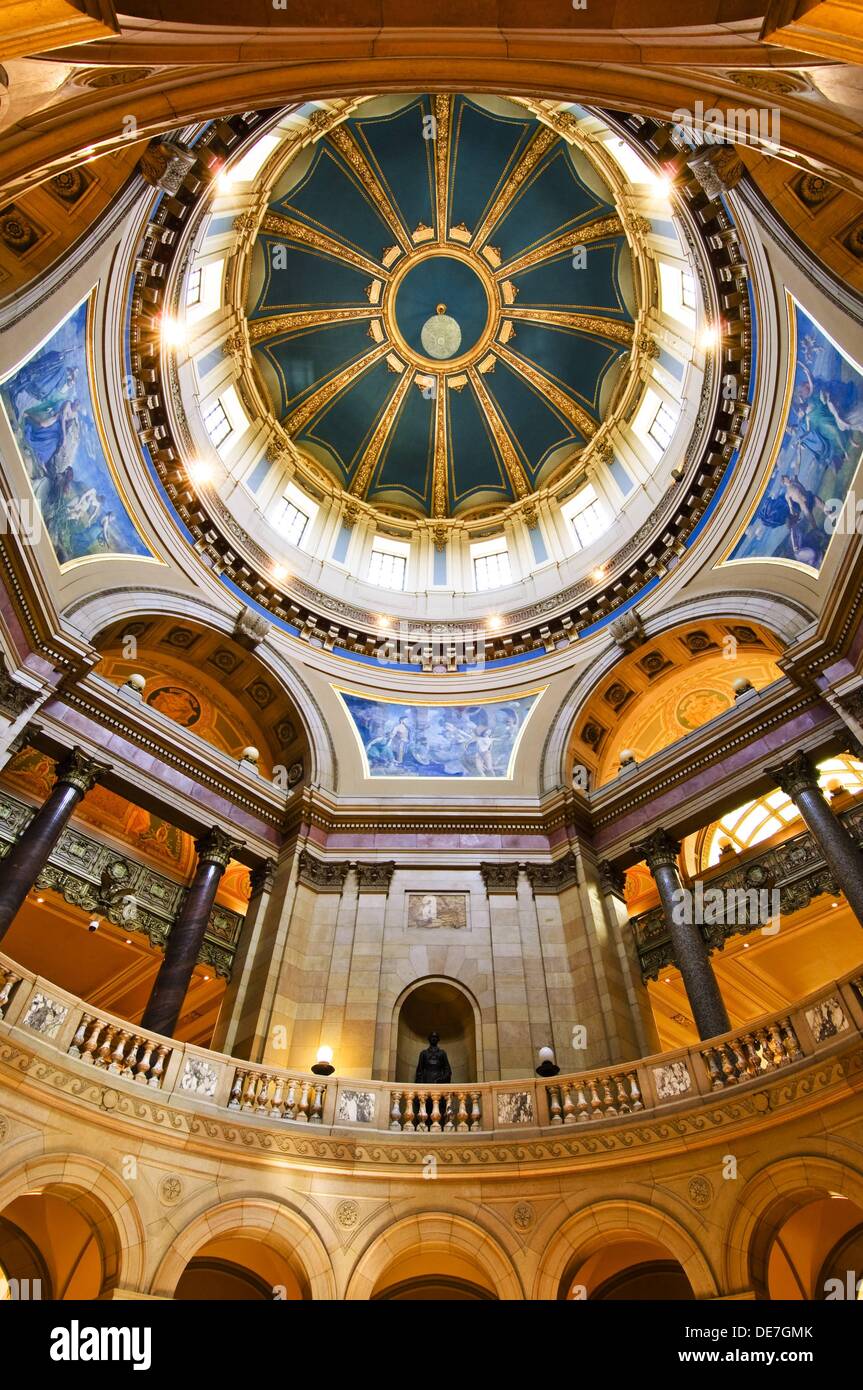 Interior of the Minnesota state capitol The building was designed by ...