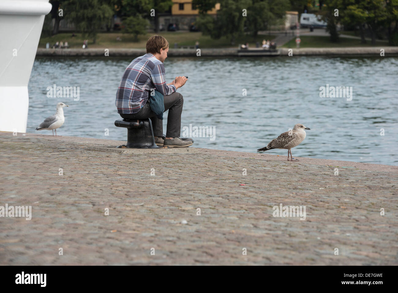 Man resting in water hi-res stock photography and images - Alamy