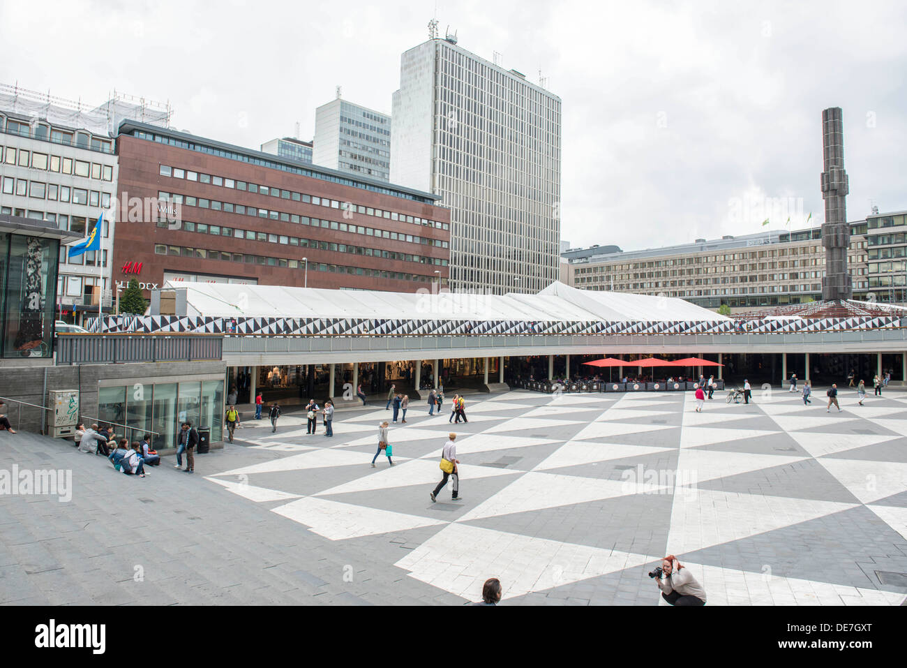 Sergels torg - Sergel's Square - in Stockholm, Sweden Stock Photo - Alamy