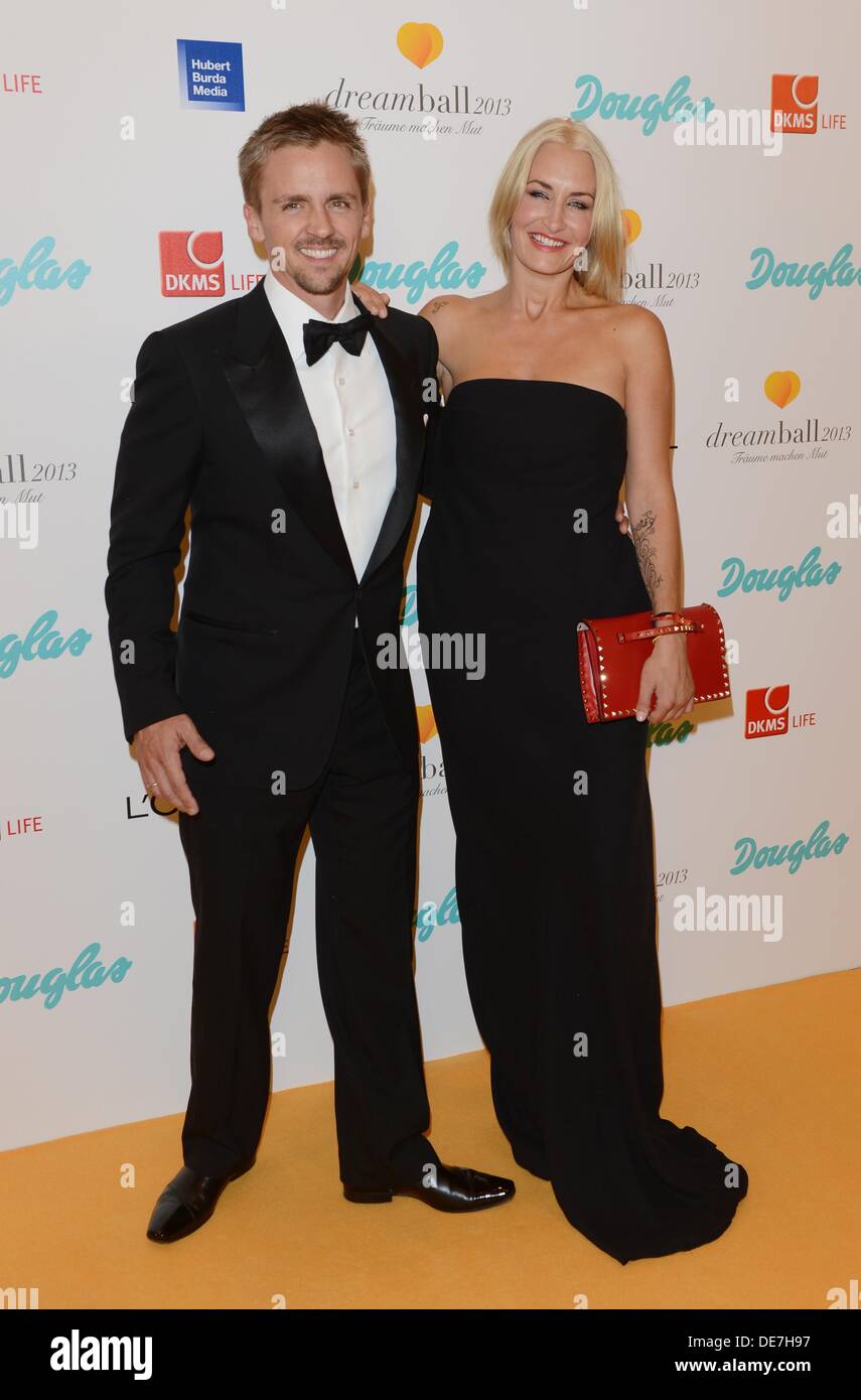 Berlin, Germany. 12th Sep, 2013. Sarah Connor and partner Florian ...