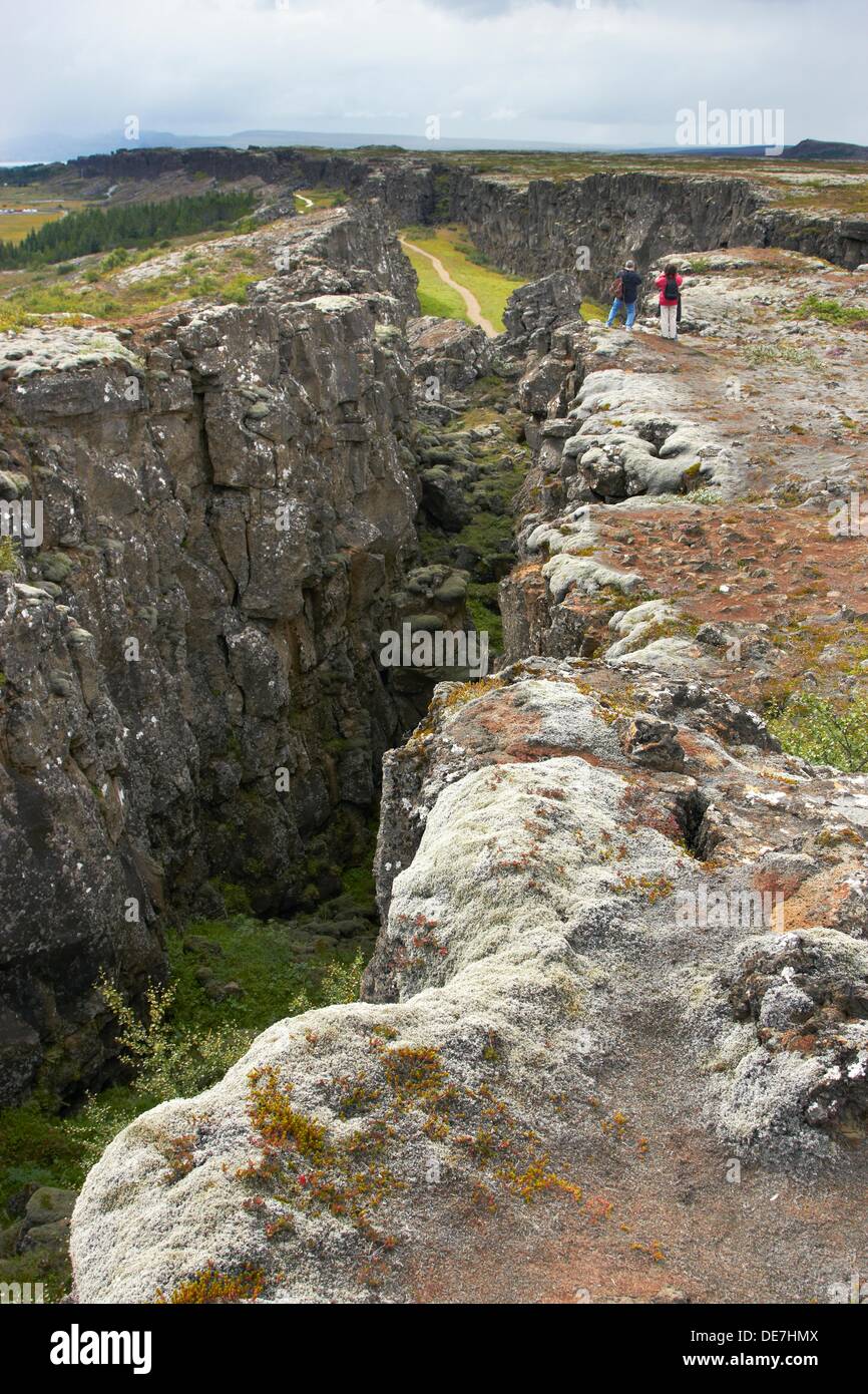 Almannagjá fault hi-res stock photography and images - Alamy