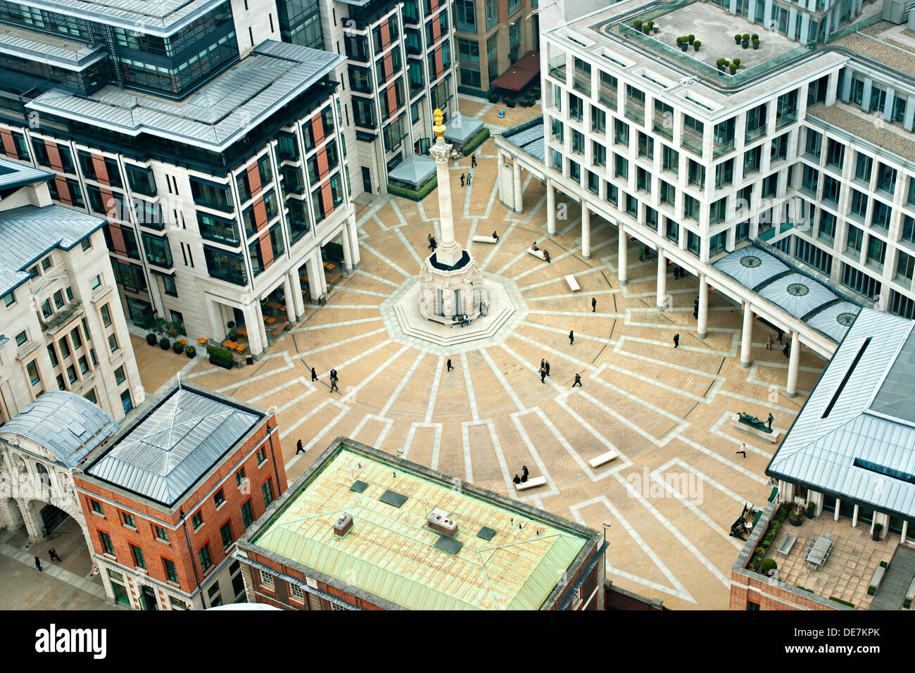 Paternoster Square, London. It is an urban development next to St Paul ...