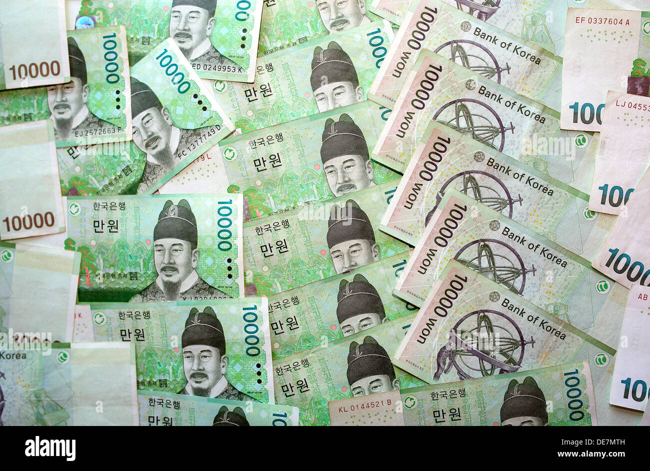 South Korean Won Stock Photo - Alamy South Korean Won Stock Photo - Alamy