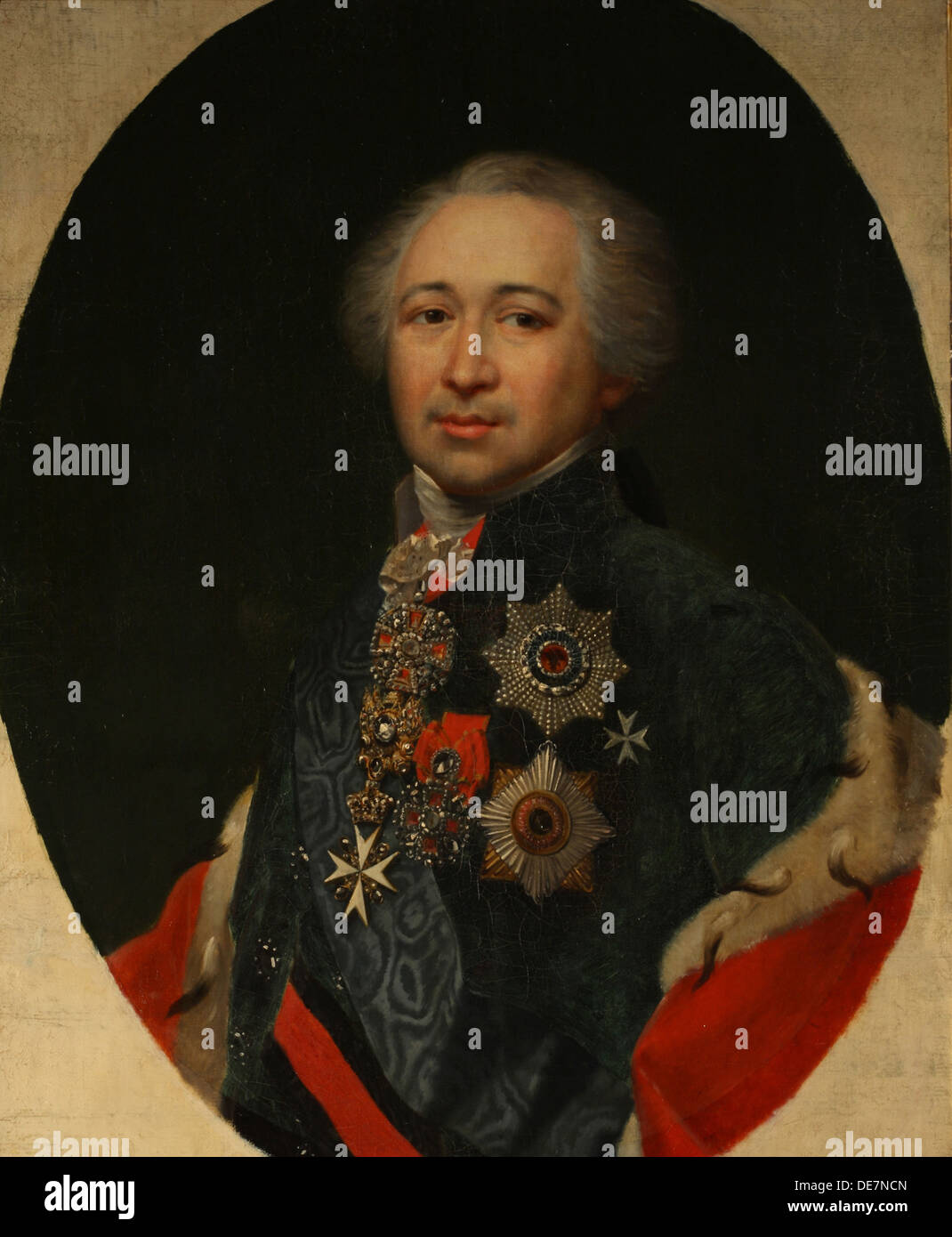 Portrait of Prince Alexander Kurakin (1752-1818), 1810s. Artist ...