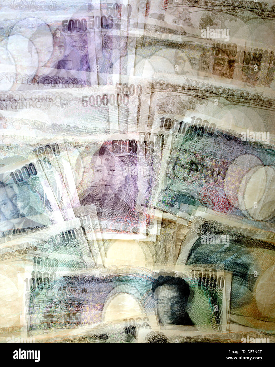 Japan money notes hi-res stock photography and images - Alamy