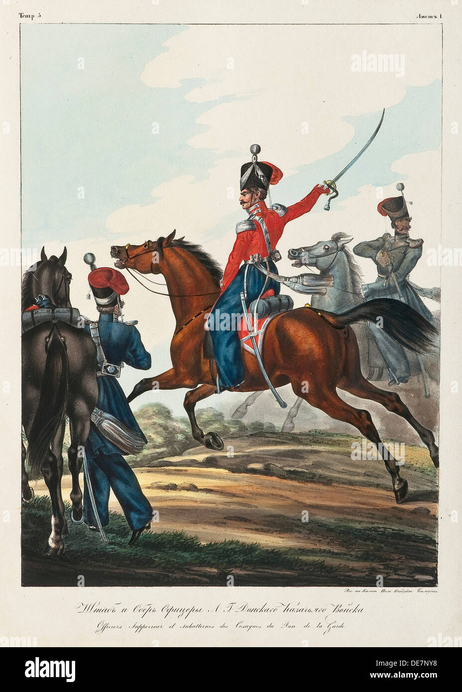 Staff Officer and Chief Officer of the Don Cossacks army, 1830-1840s ...