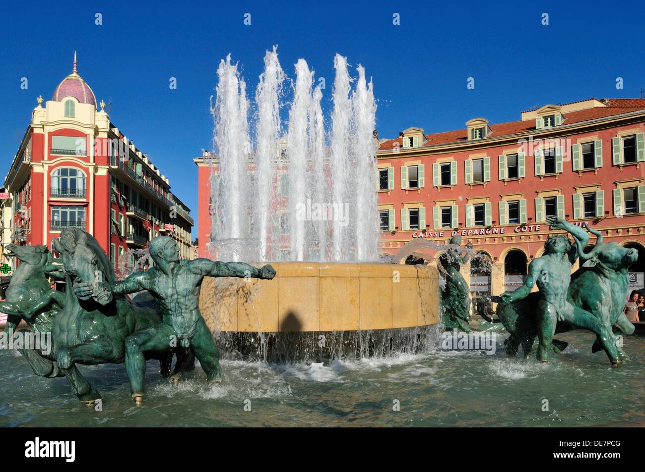Place Massena, Nice, Nizza, Cote d´Azur, Alpes Maritimes, Provence ...