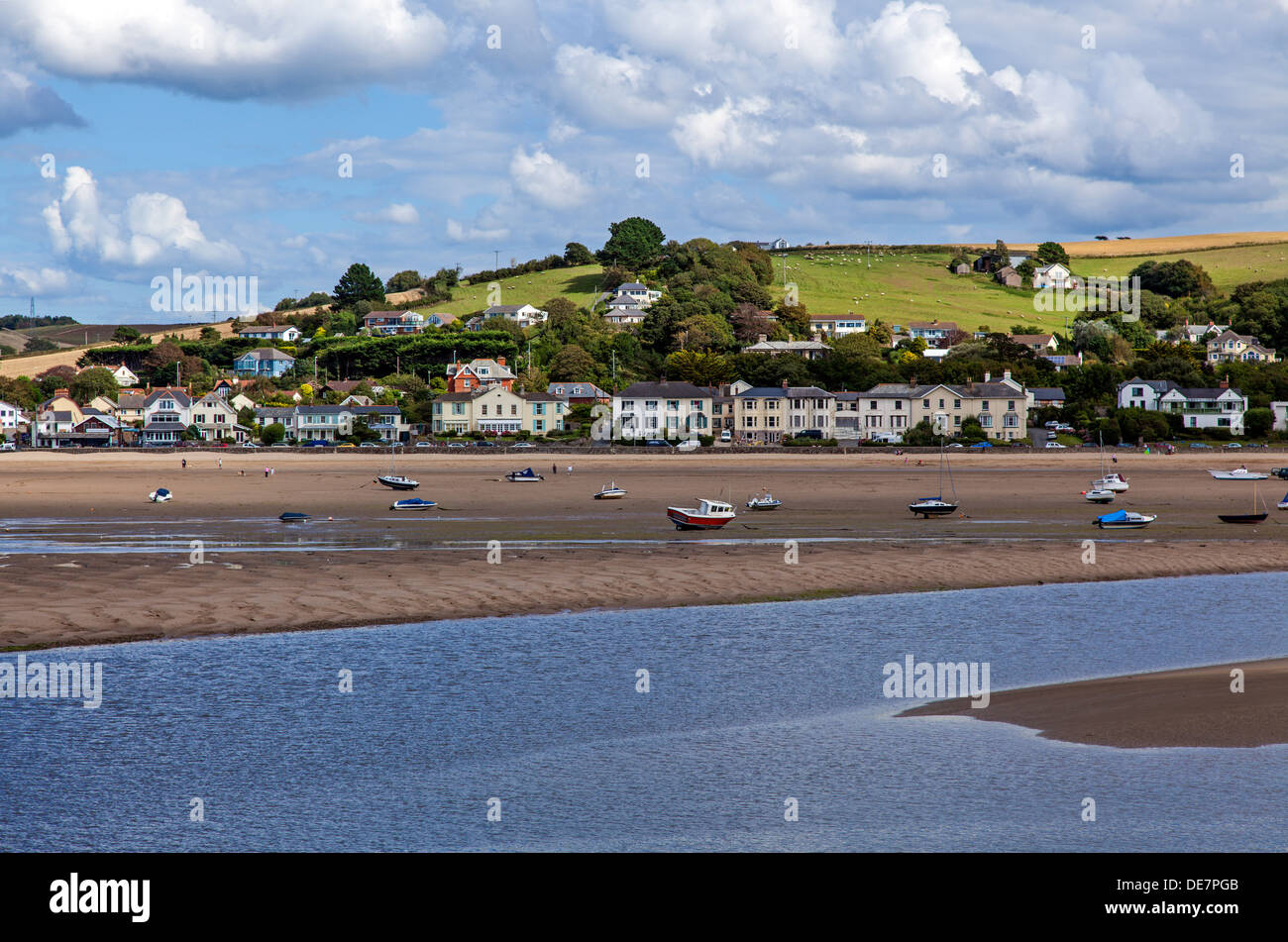 Village of Instow Viewed from Appledore Across Estuary of River ...