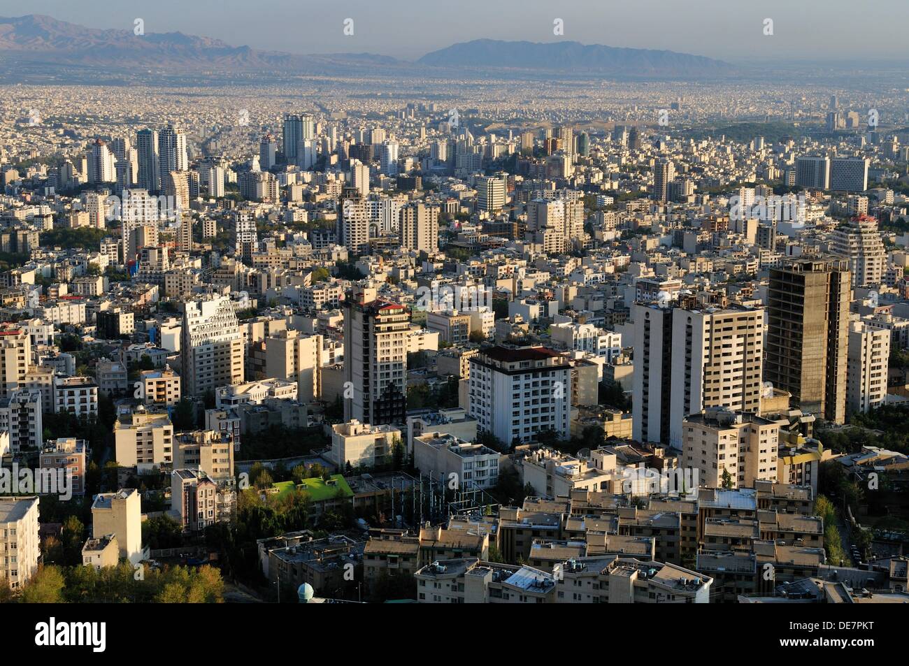 View of the megacity of tehran hi-res stock photography and images - Alamy