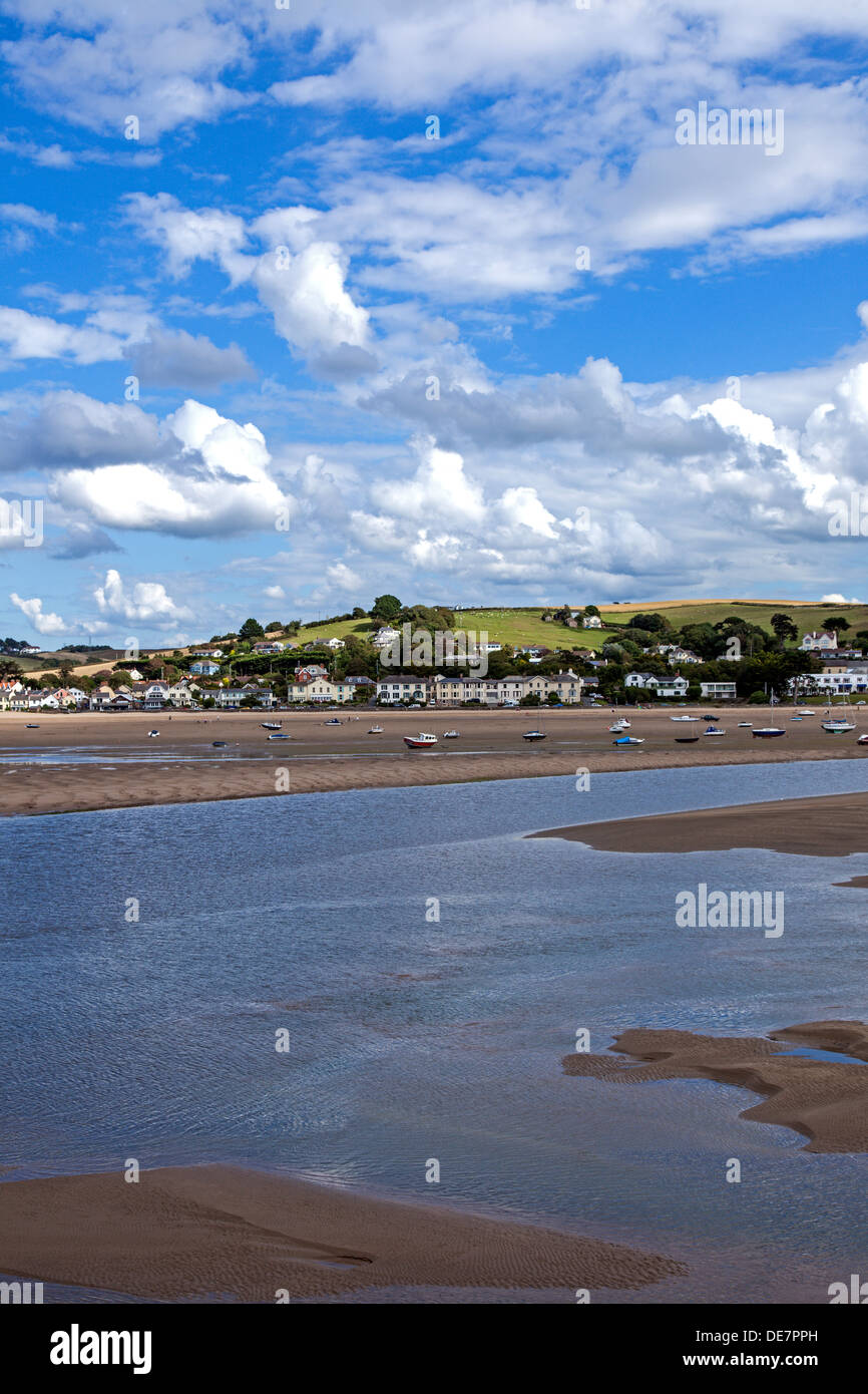 Village of Instow Viewed from Appledore Across Estuary of River ...