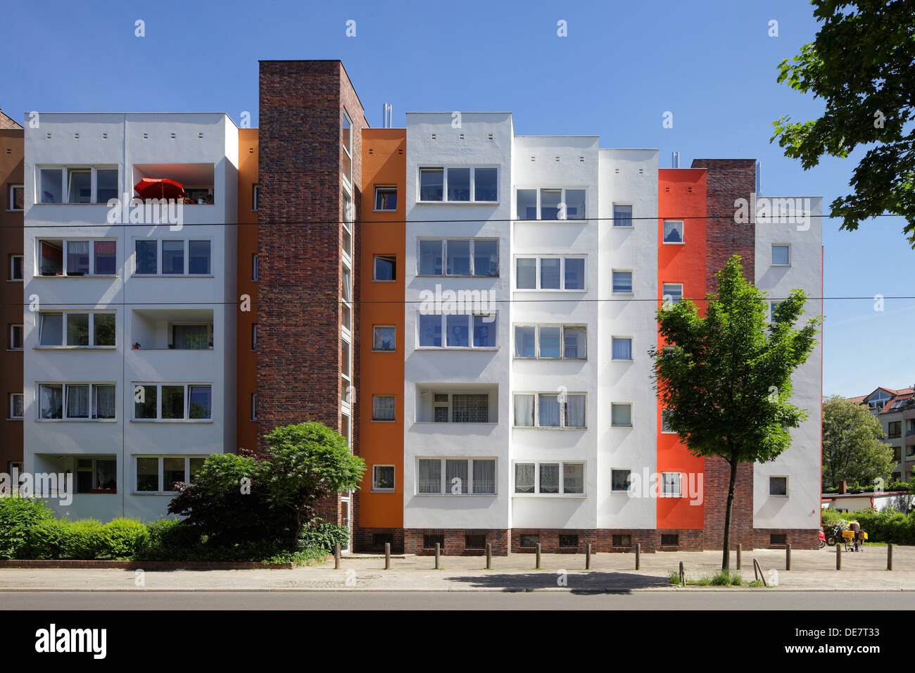 Berlin, Germany, residential buildings in the racetrack in Berlin ...
