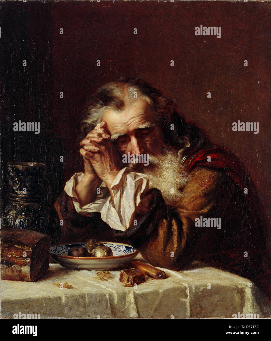 Old Man’s Head, 1872. Artist: Gun (Hun), Karl Fyodorovich (1830-1877 ...