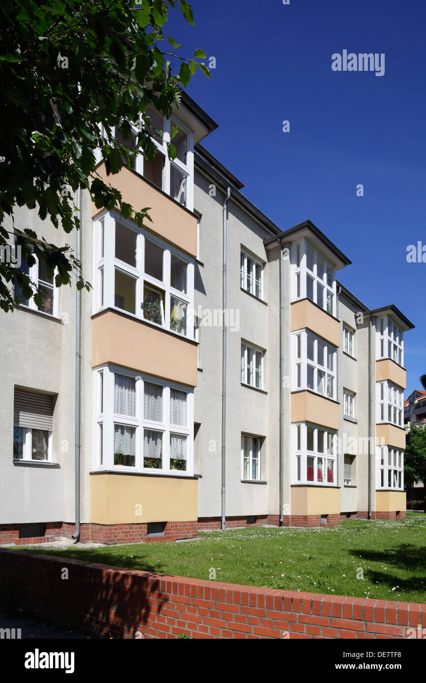 Berlin, Germany, residential buildings in the racetrack in Berlin ...