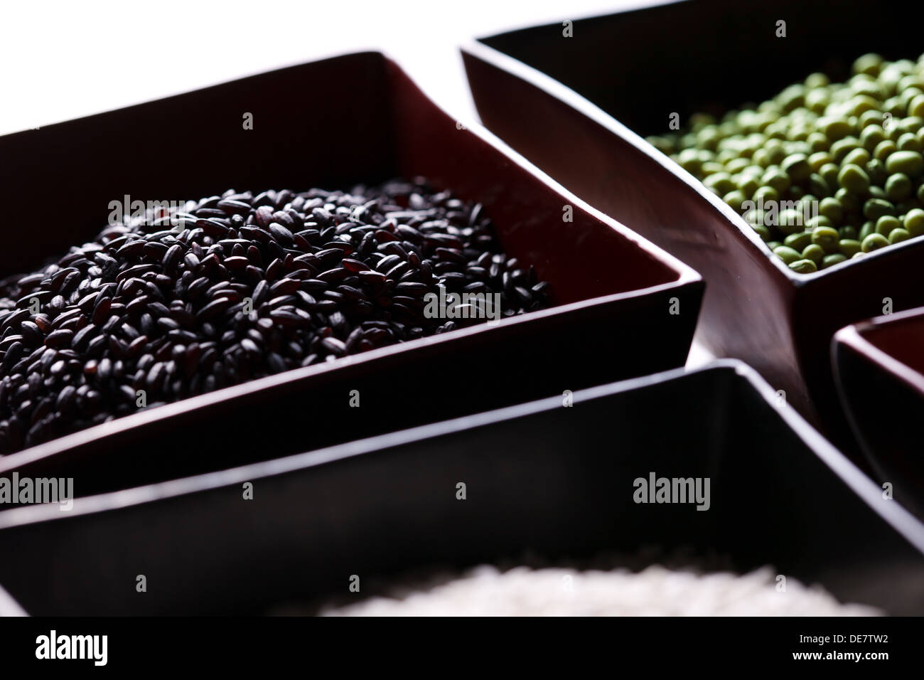 Assorted organic pulses and grains Stock Photo - Alamy